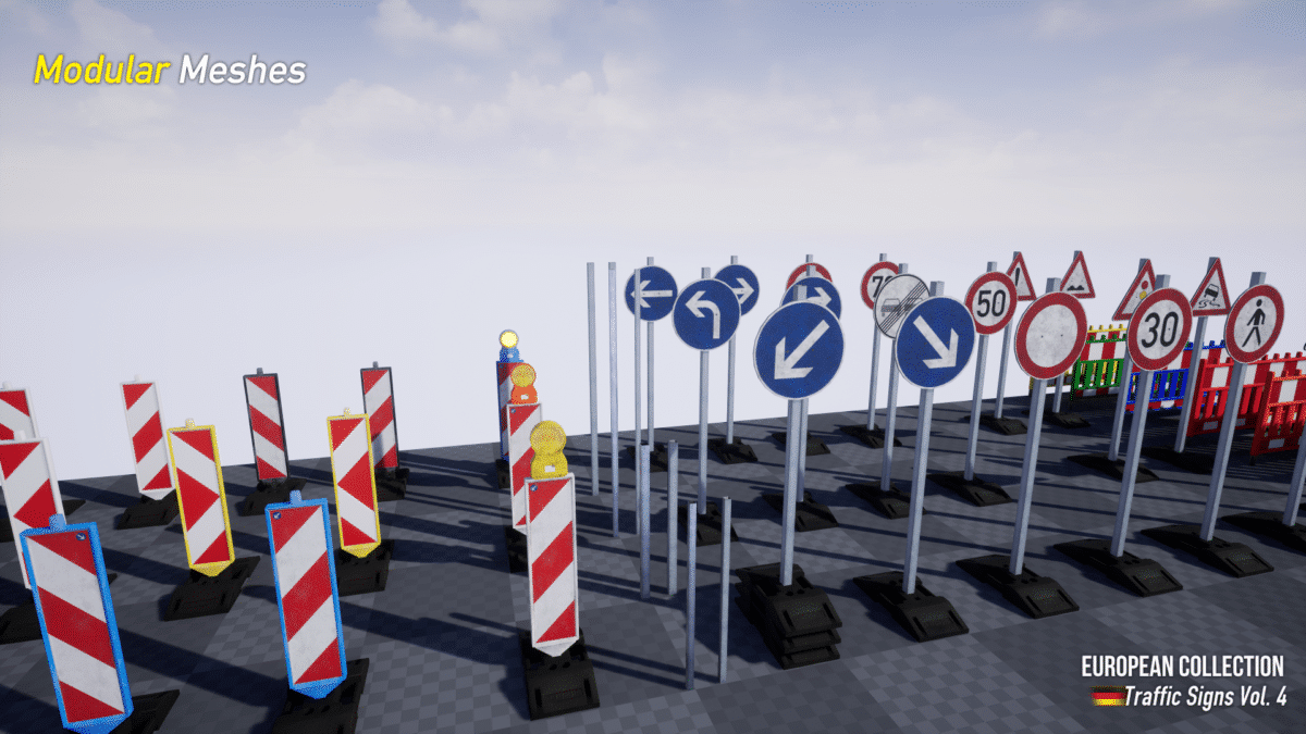 European Collection: German Traffic Signs Vol. 4 - Construction Site ...