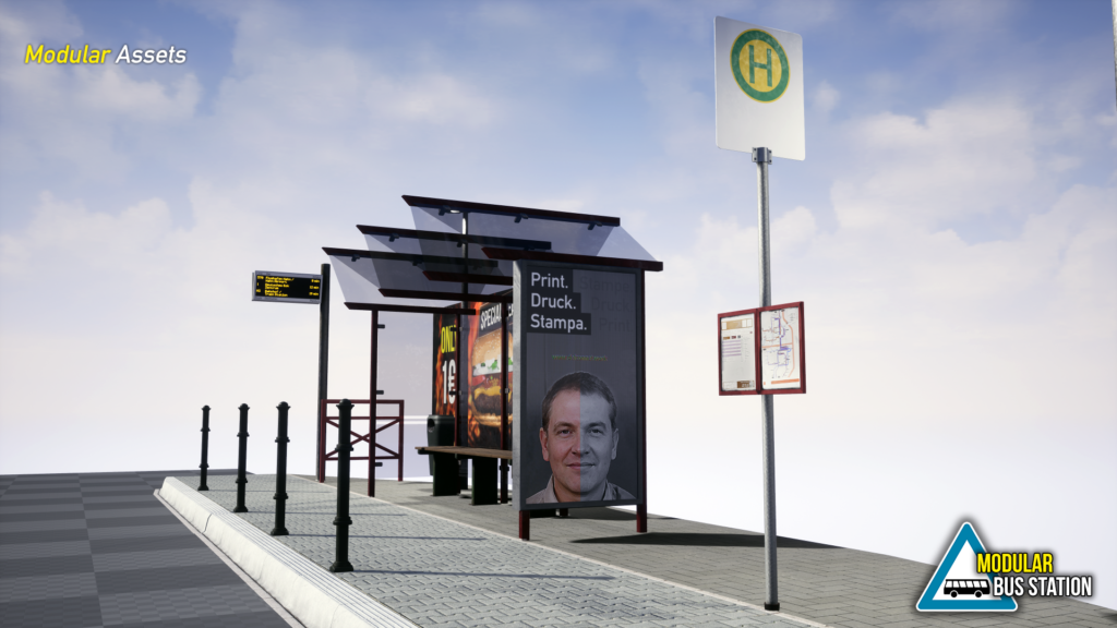 Modular Bus Station - Vol. 1 | Get-Assets